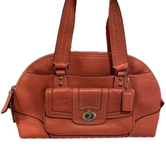 Coach | Bags | Vintage Coach Peach Soho Dome Legacy Bag | Poshmark
